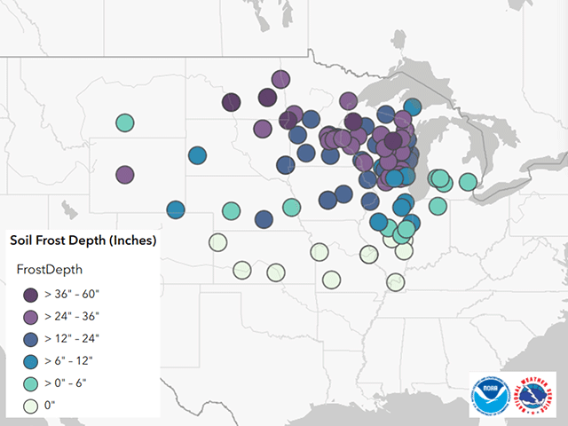 Soil freezing depth will be watched with February cold spell - AgriAmerica